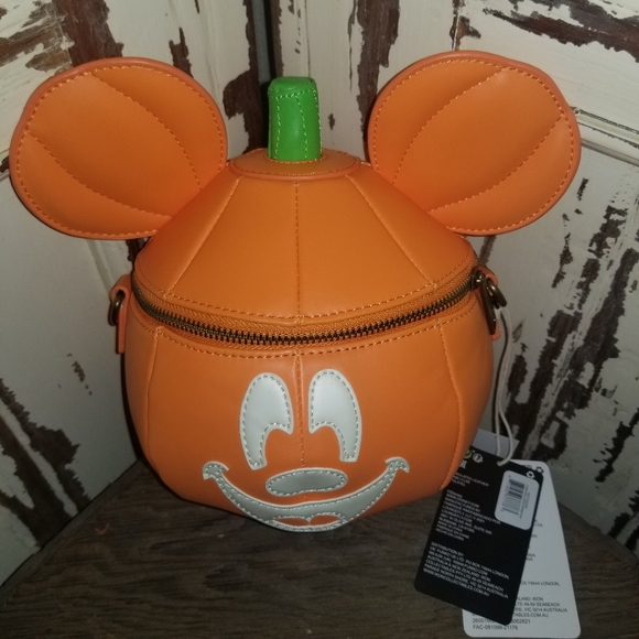 Loungefly | Bags | Nwt Loungefly Disney Mickey Mouse Jackolantern ...